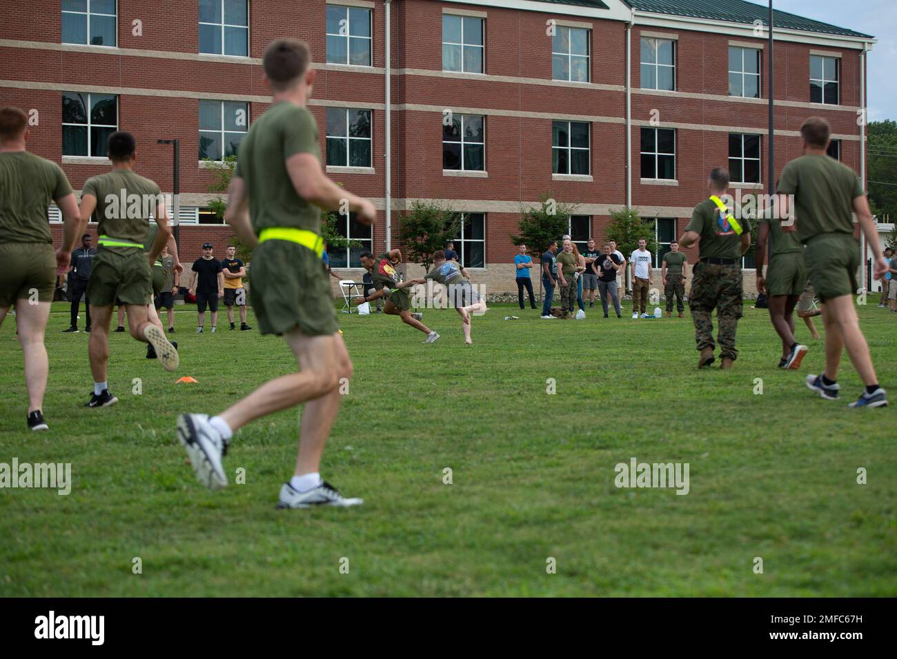 U.S. Marines with Marine Corps Security Force Regiment (MCSFR), compete ...