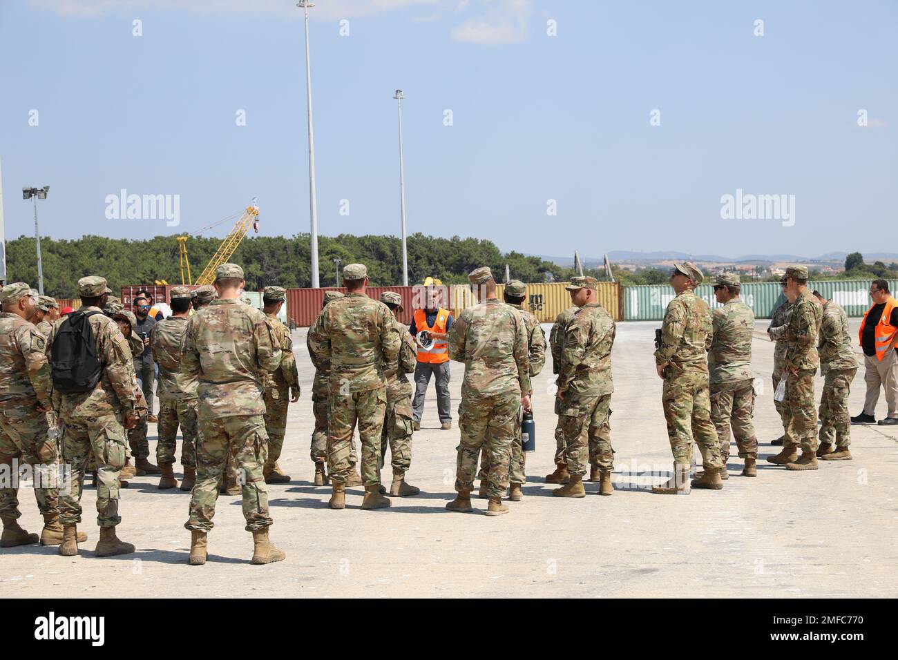 The 624th Movement Control Team, of the 16th Sustainment Brigade, and ...