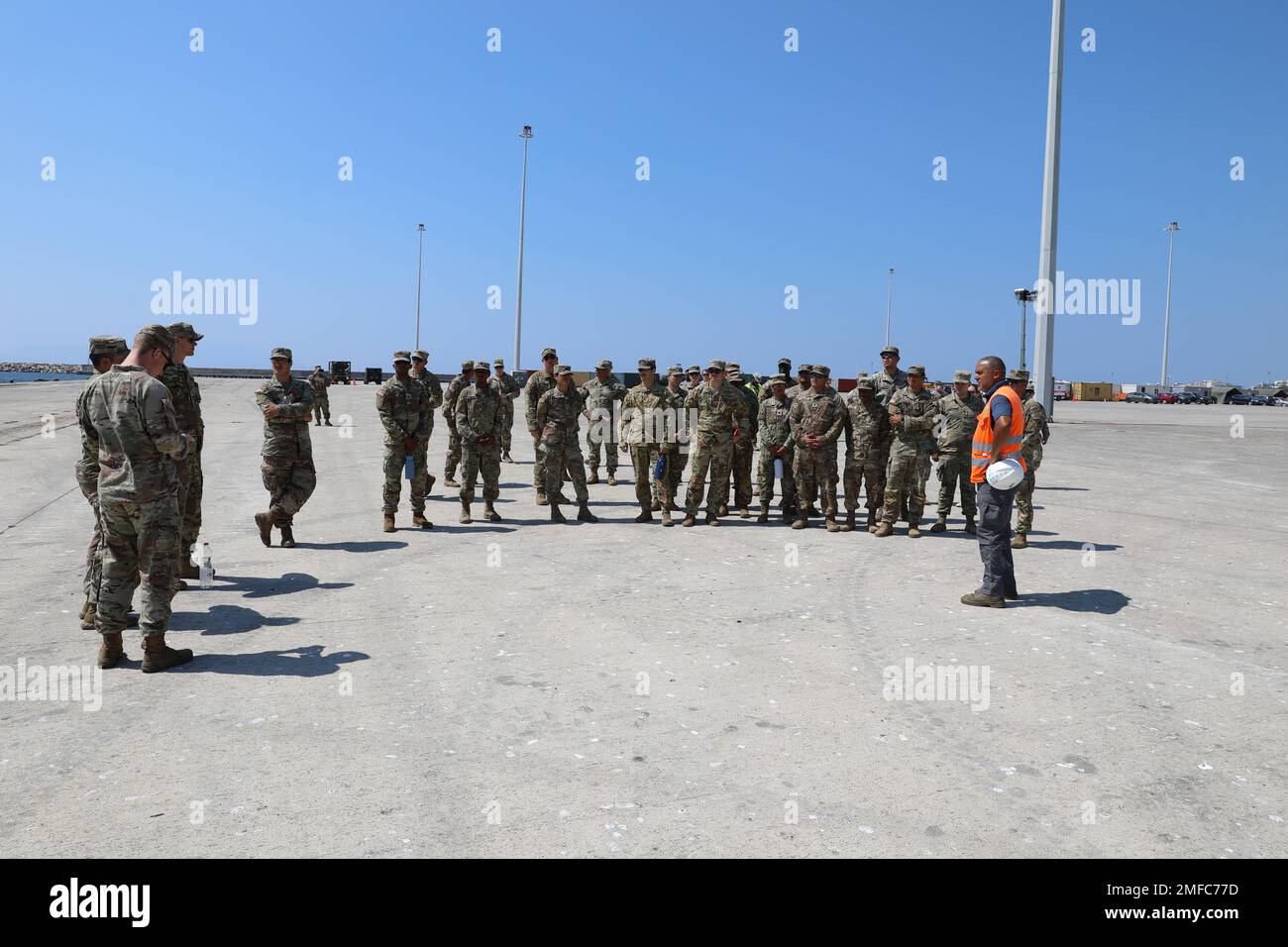 The 624th Movement Control Team, of the 16th Sustainment Brigade, and ...