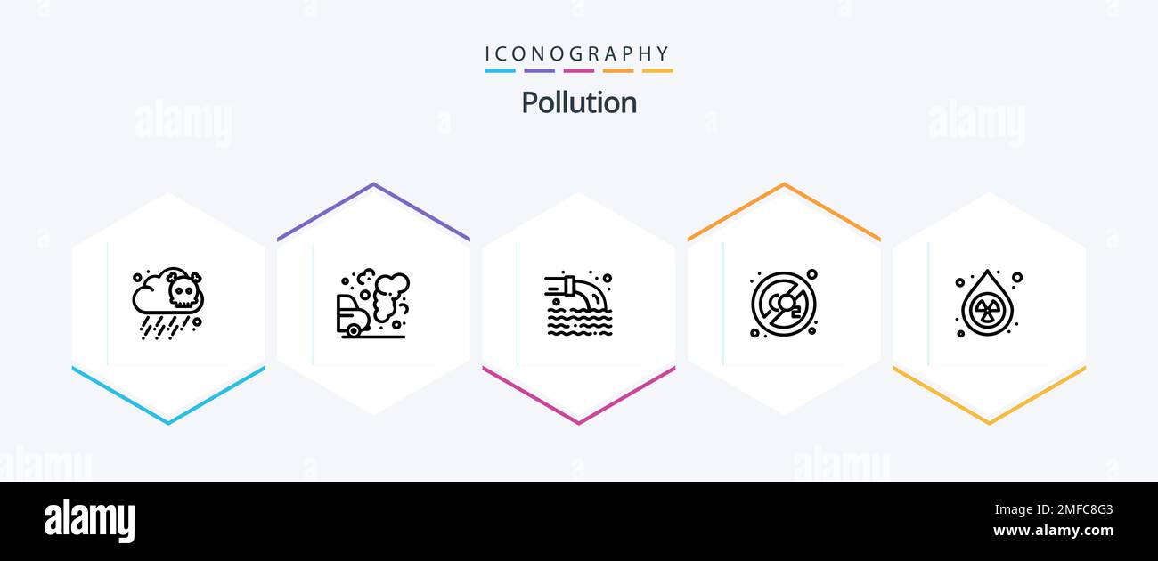 Pollution 25 Line icon pack including pollution. drop. pollution. clean ... Pollution 25 Line icon pack including pollution. drop. pollution. clean ...