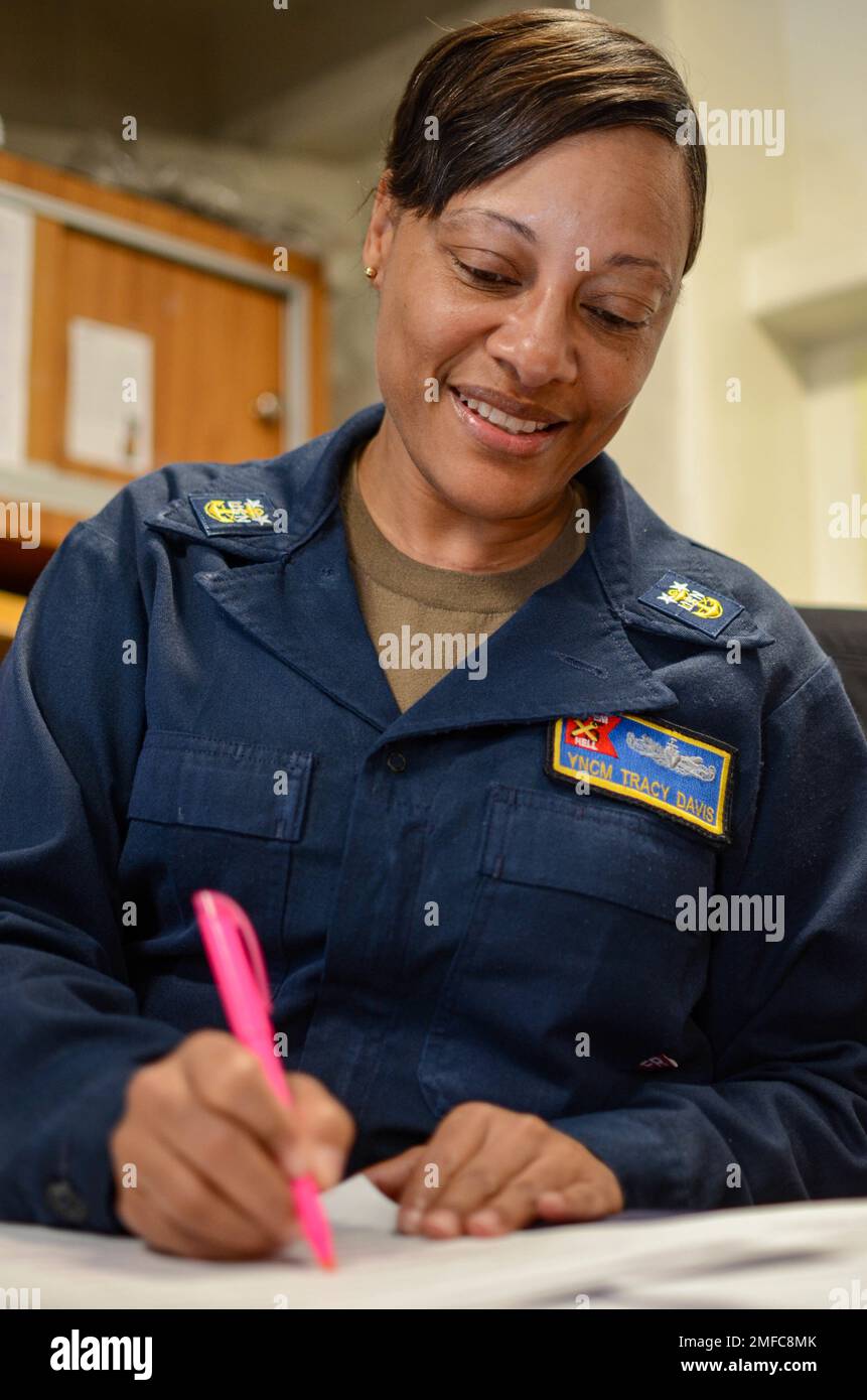 220819-N-GP384-1057 MEDITERRANEAN SEA (Aug. 19, 2022) Master Chief ...