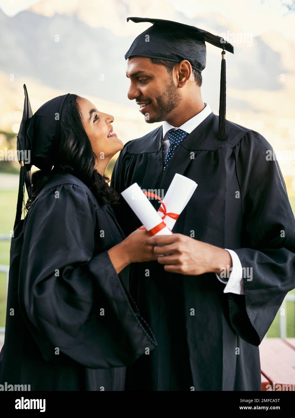 Im glad that we could share this milestone together. two students on ...