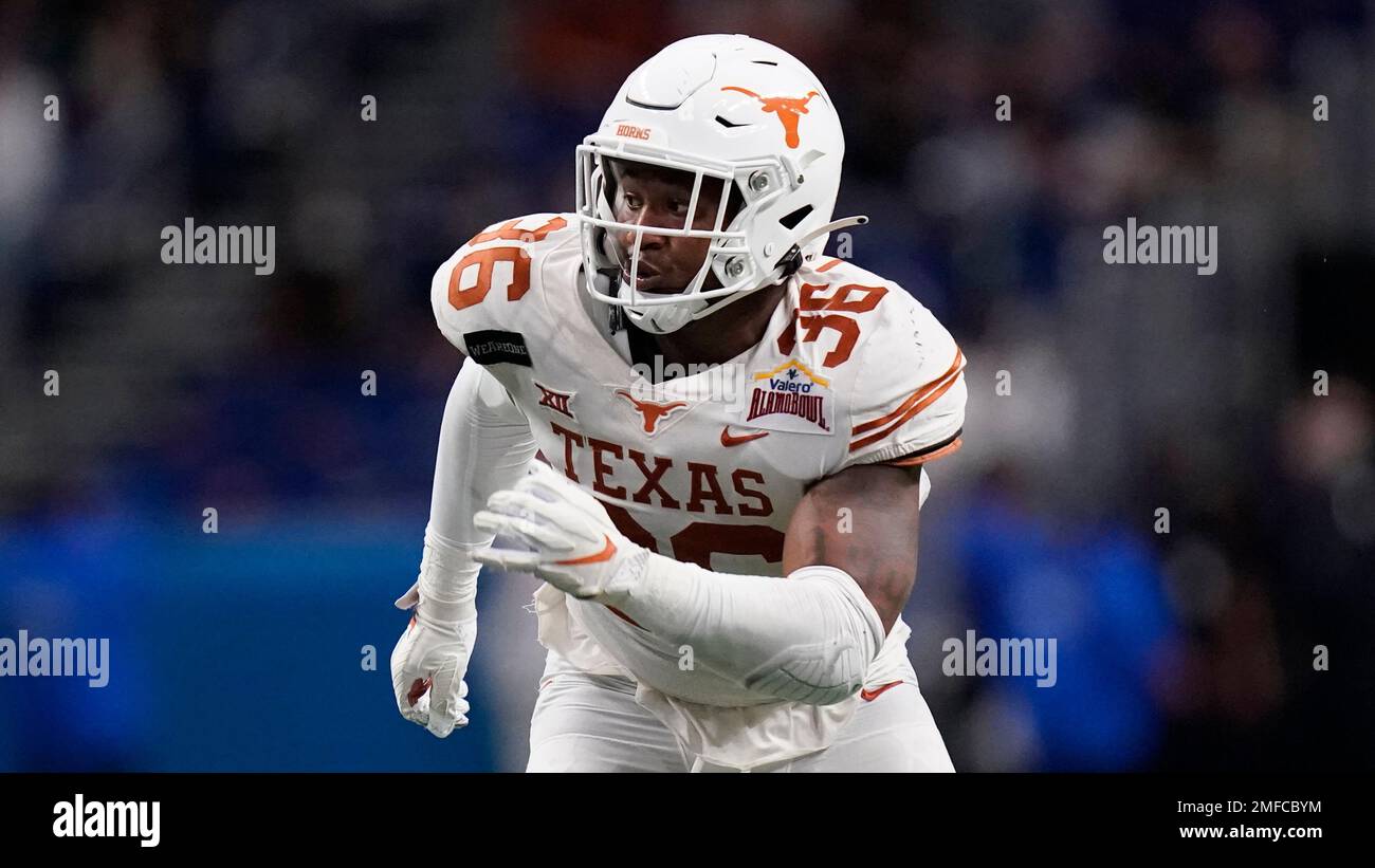 Texas defensive lineman Jacoby Jones (36) during the first half of the ...