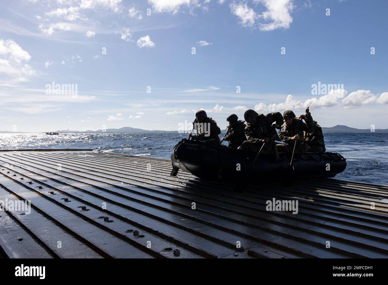 U.S. Marines with Battalion Landing Team 2/5, 31st Marine Expeditionary ...