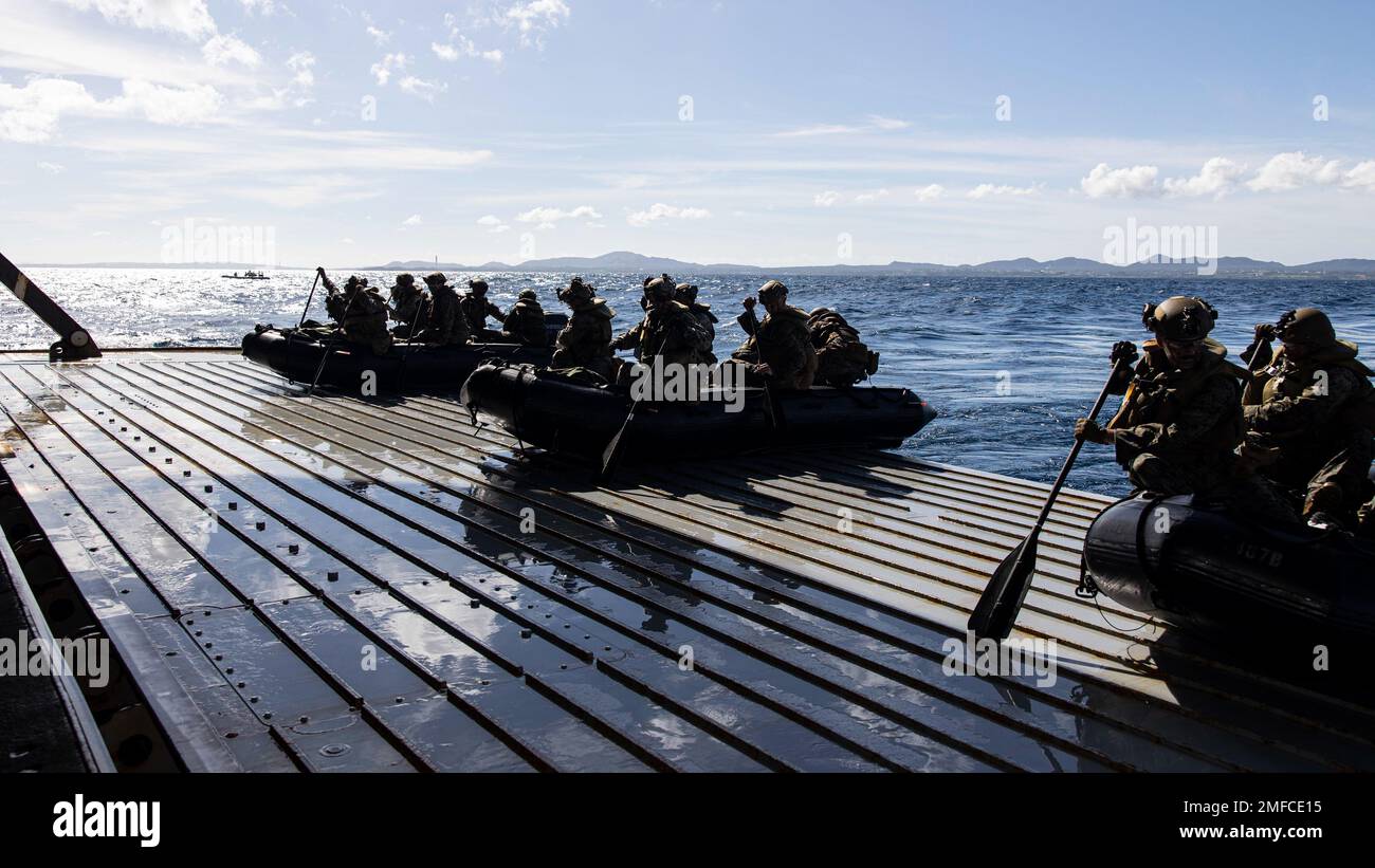 U.S. Marines with Battalion Landing Team 2/5, 31st Marine Expeditionary ...