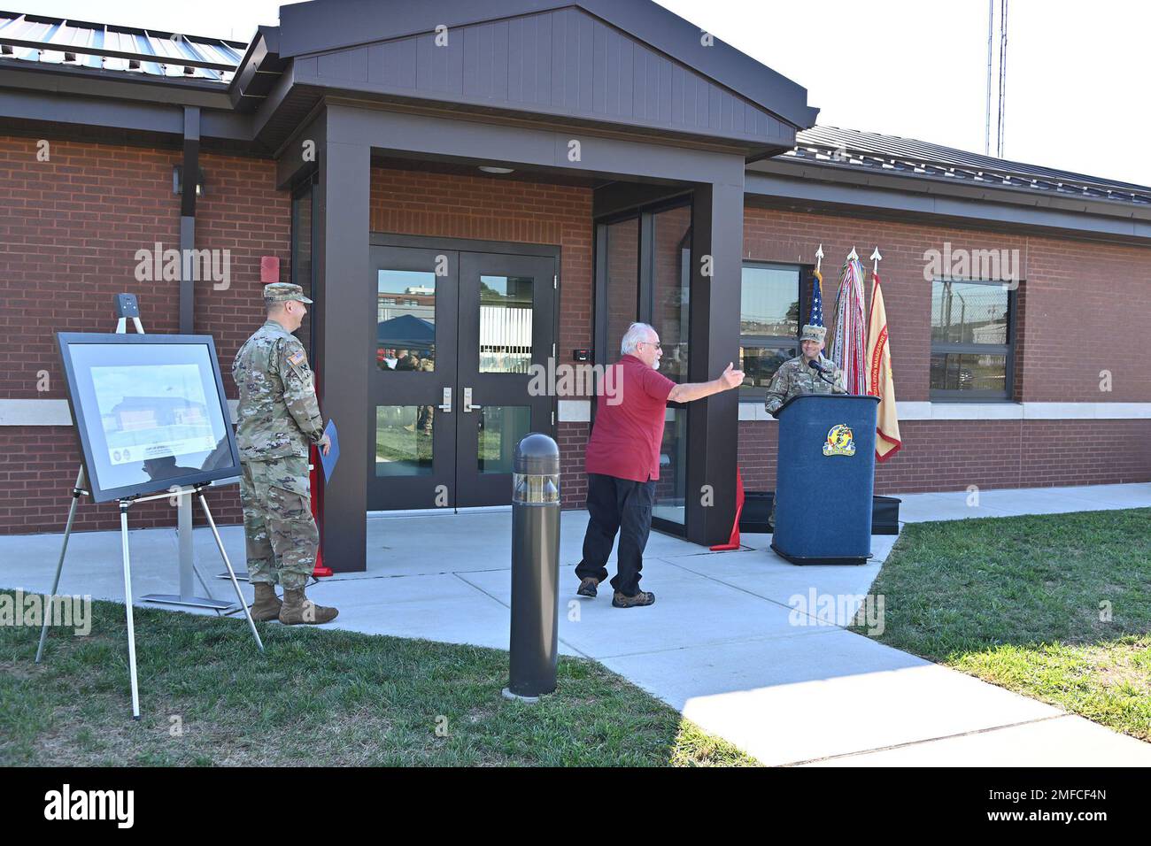 The new Fort Dix Aviation Building and Army Ramp Ribbon Cutting ...
