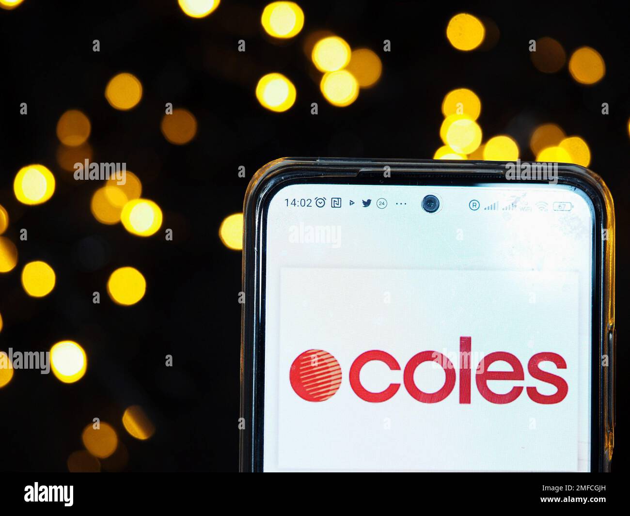 Germany. 24th Jan, 2023. In this photo illustration, the Coles ...