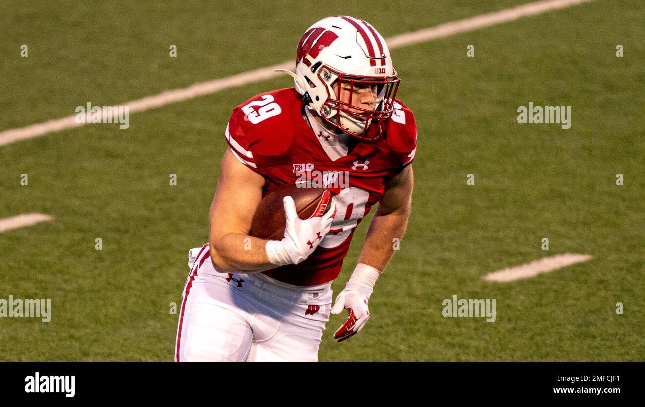 Wisconsin safety Brady Schipper (29) during the first half of an NCAA ...
