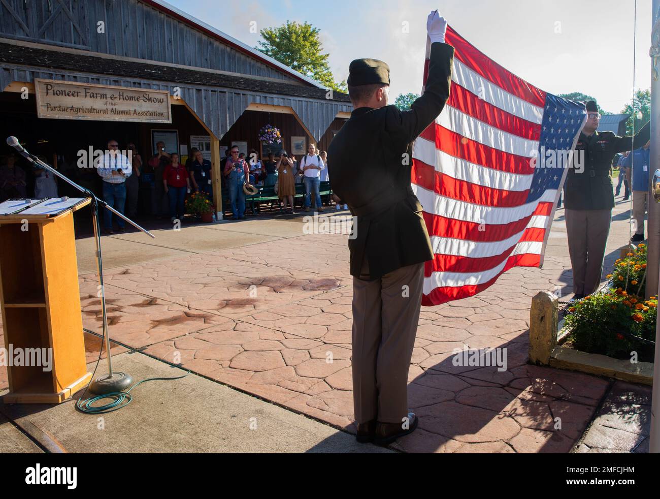 Members of the Indiana National Guard's 38th Infantry Division ...