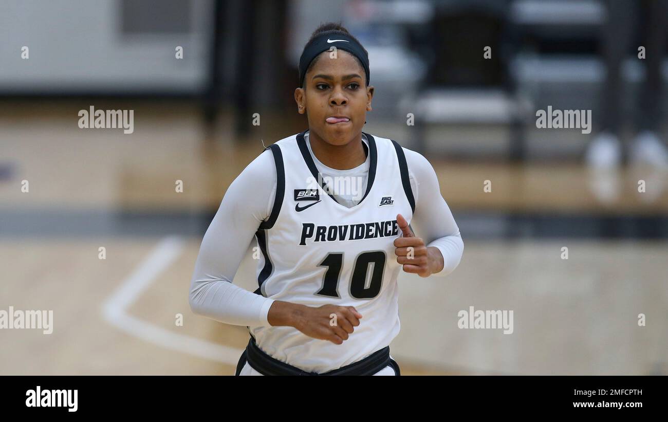 Providence's Mary Baskerville (10) during an NCAA women's basketball ...