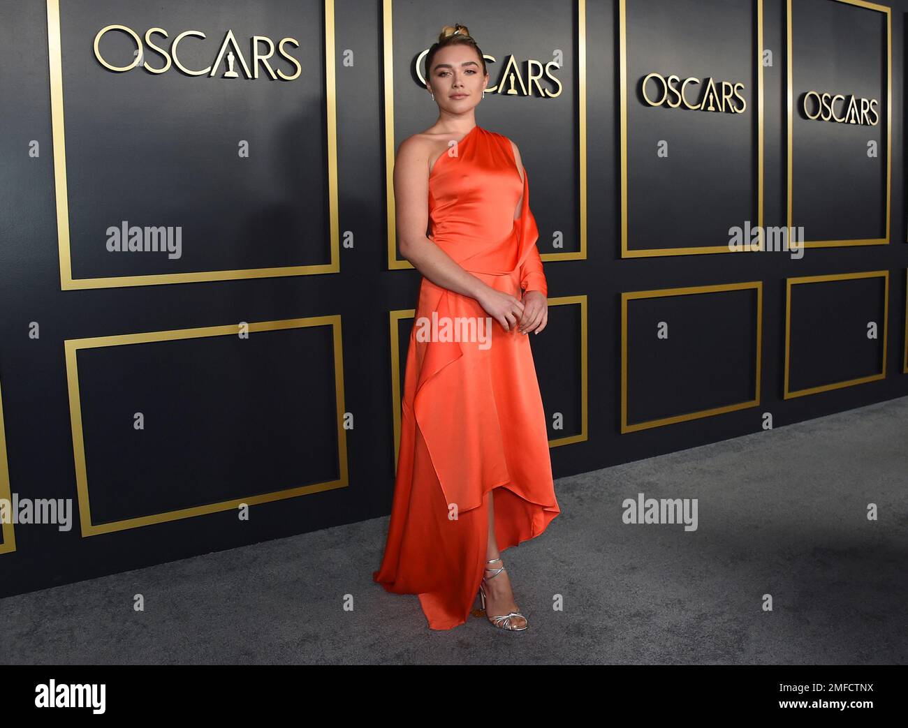 FILE - Florence Pugh arrives at the 92nd Academy Awards Nominees ...