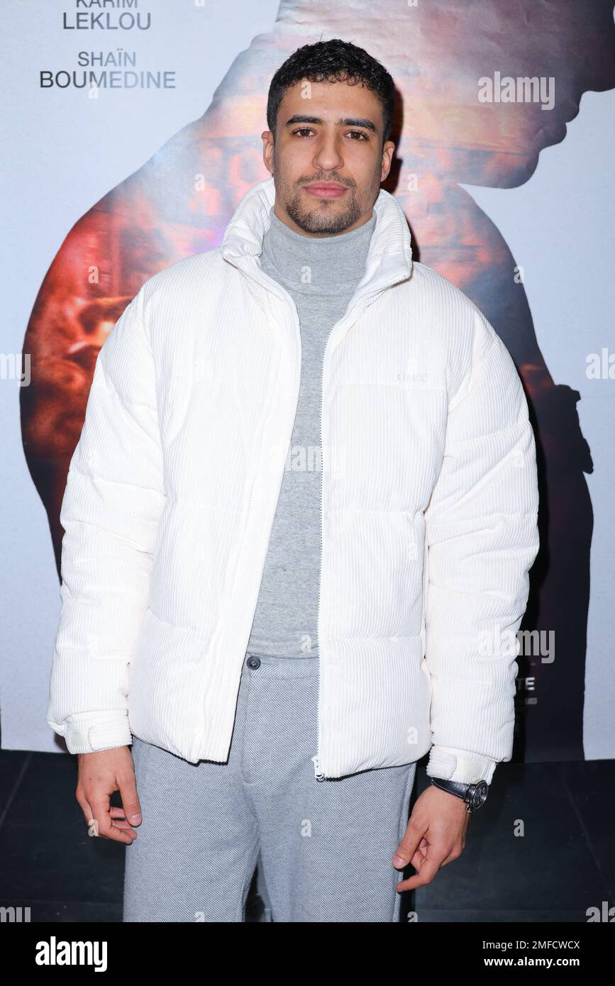 Shain Boumedine attending the Pour La France Premiere held at L ...