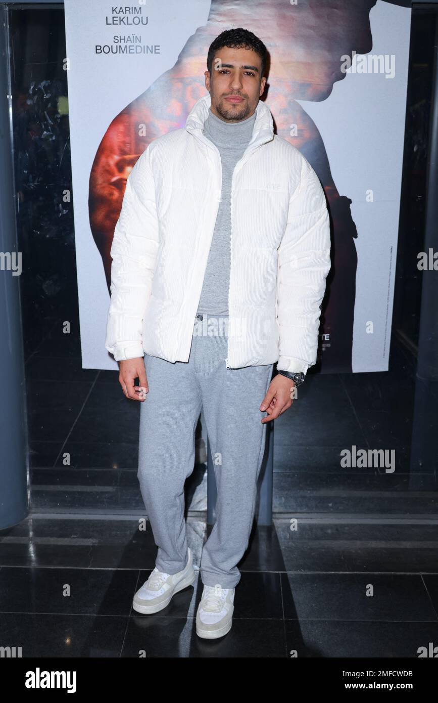Shain Boumedine attending the Pour La France Premiere held at L ...