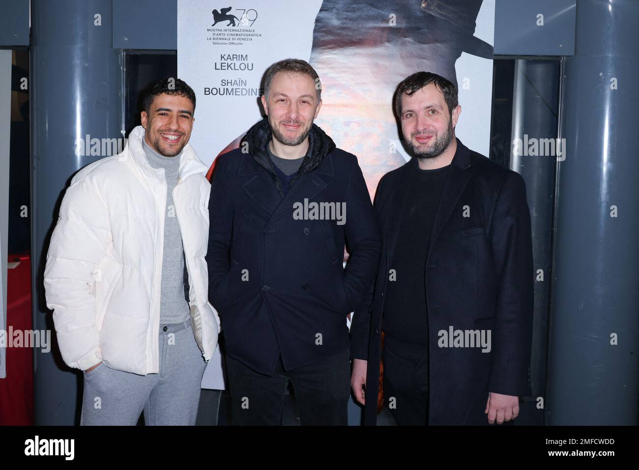 Karim Leklou, Shain Boumedine, Director Rachid Hami attending the Pour ...