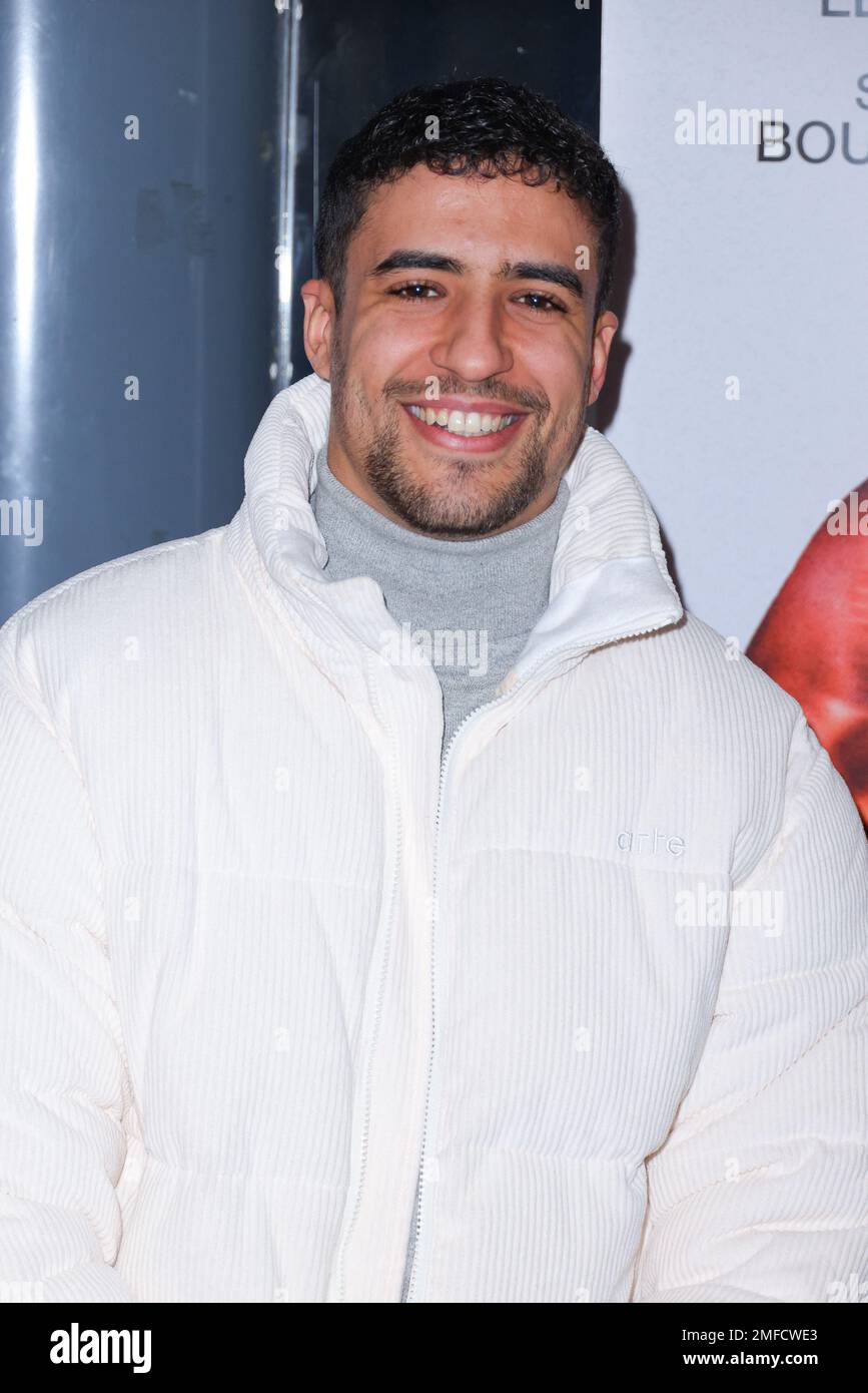 Shain Boumedine attending the Pour La France Premiere held at L ...