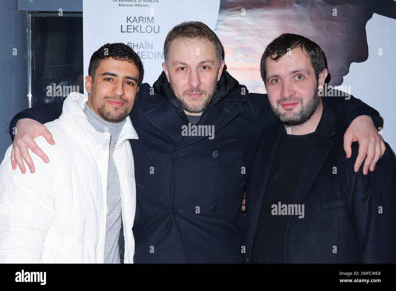 Karim Leklou, Shain Boumedine, Director Rachid Hami attending the Pour ...