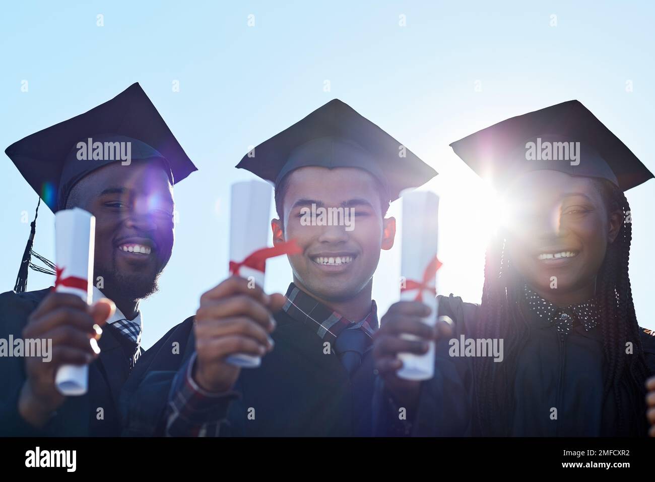 Our hard work has earned us this great success. Portrait of a group of ...