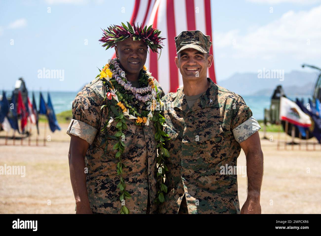 U s marine sergeant major poses hi-res stock photography and images - Alamy