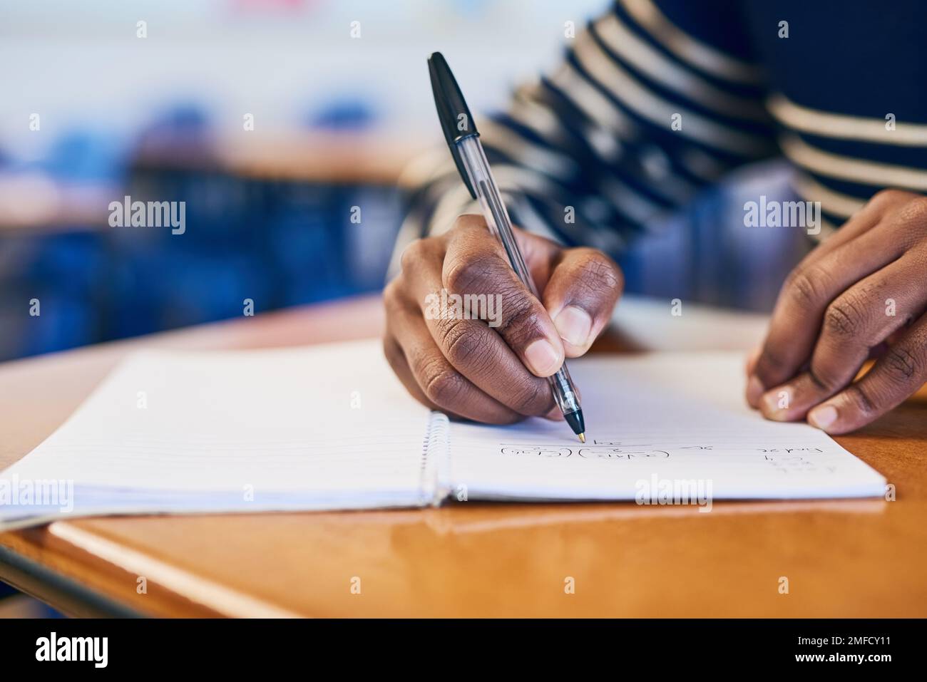 Maths is my favorite subject. a university student writing in her ...