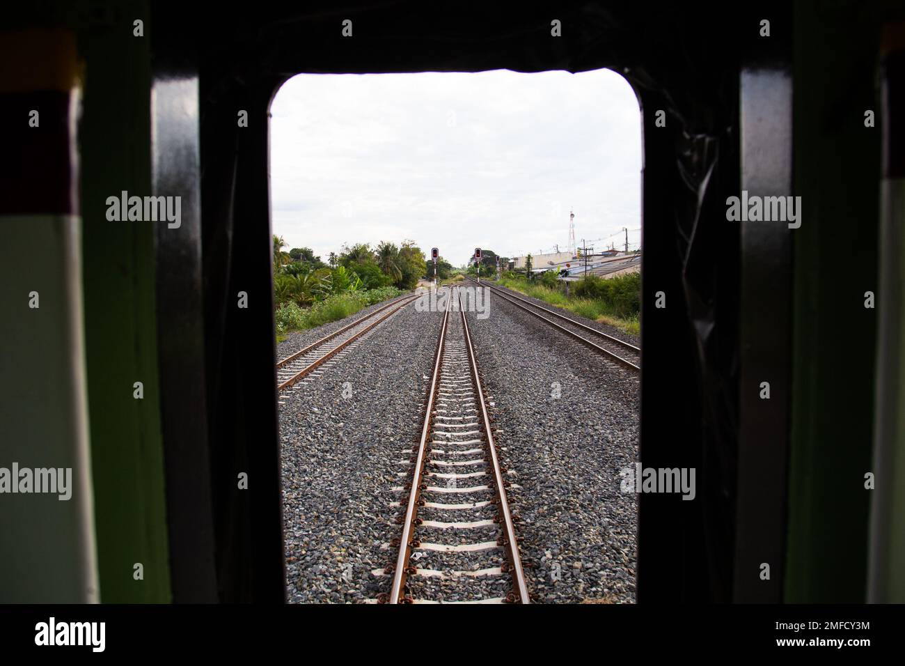 Back of train hi-res stock photography and images - Alamy