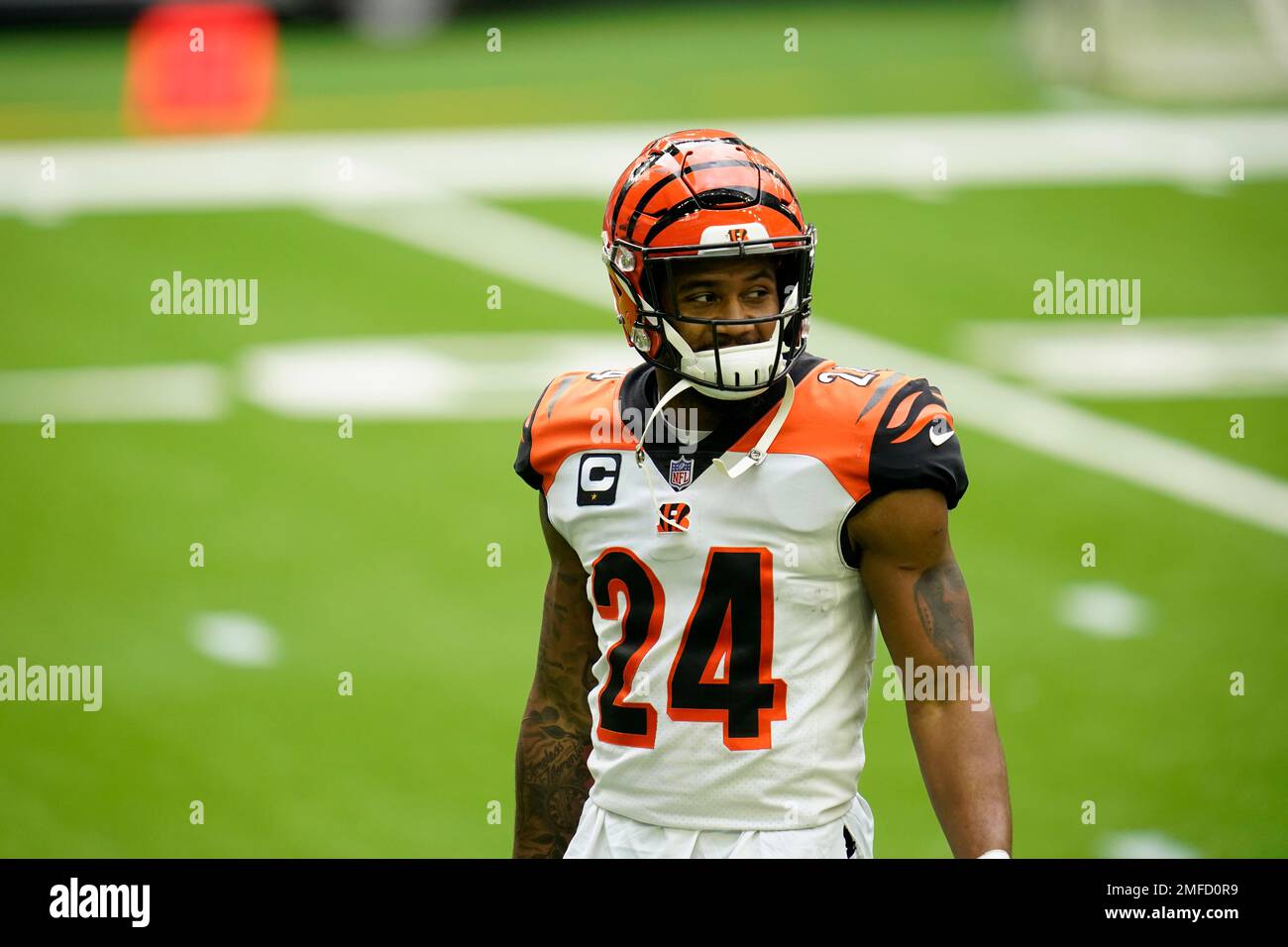 Cincinnati Bengals defensive back Vonn Bell (24) walks off the field ...