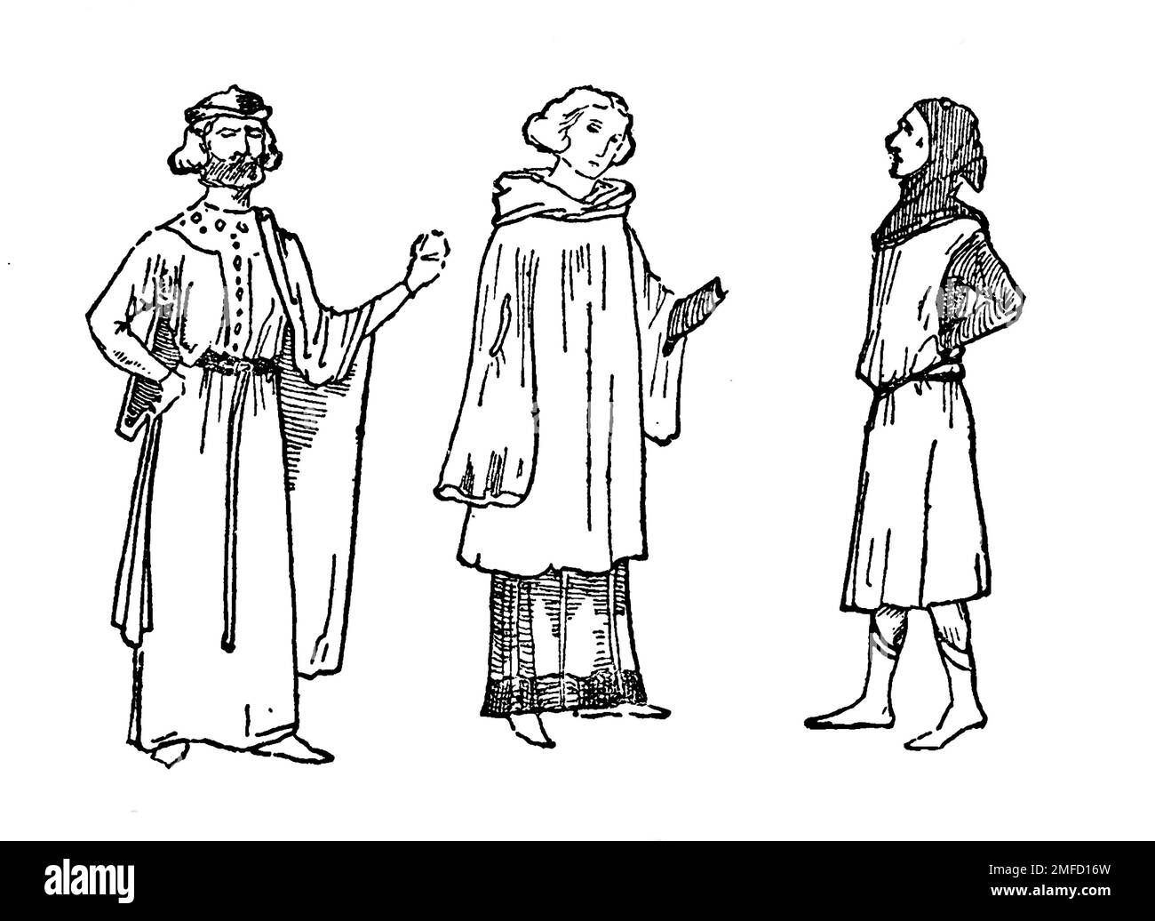 Medieval mens clothing hi-res stock photography and images - Alamy