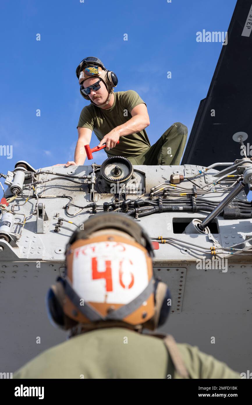 U.S. Marine Corps Lance Cpl. Jacob Nicholson (bottom) and Sgt. Fred ...