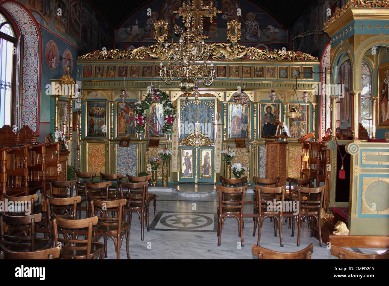 Saint Nicholas Monastery in Porto Lagos, Evros Thraki Greece Stock ...