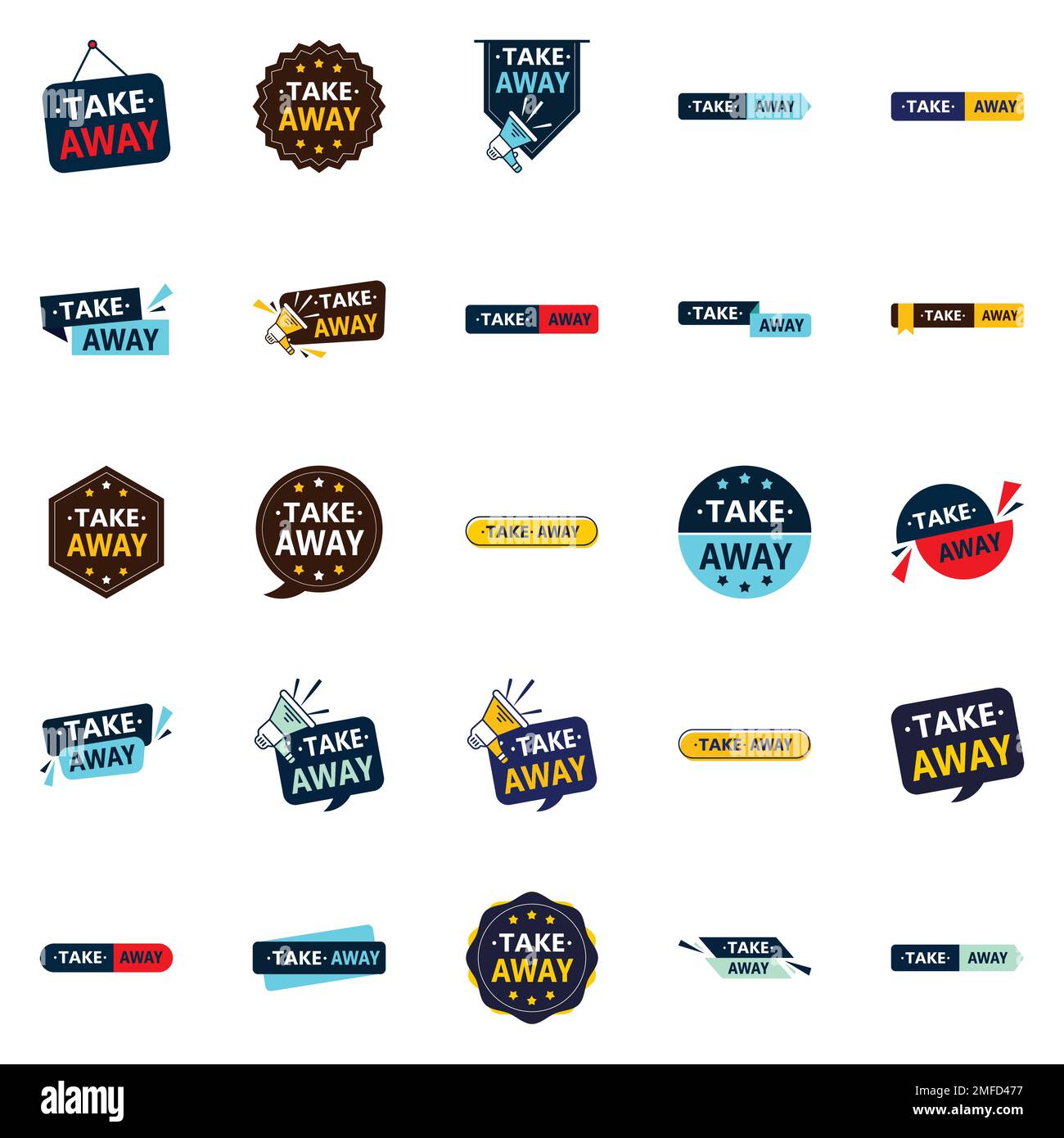 Takeaway food delivery Stock Vector Images - Alamy