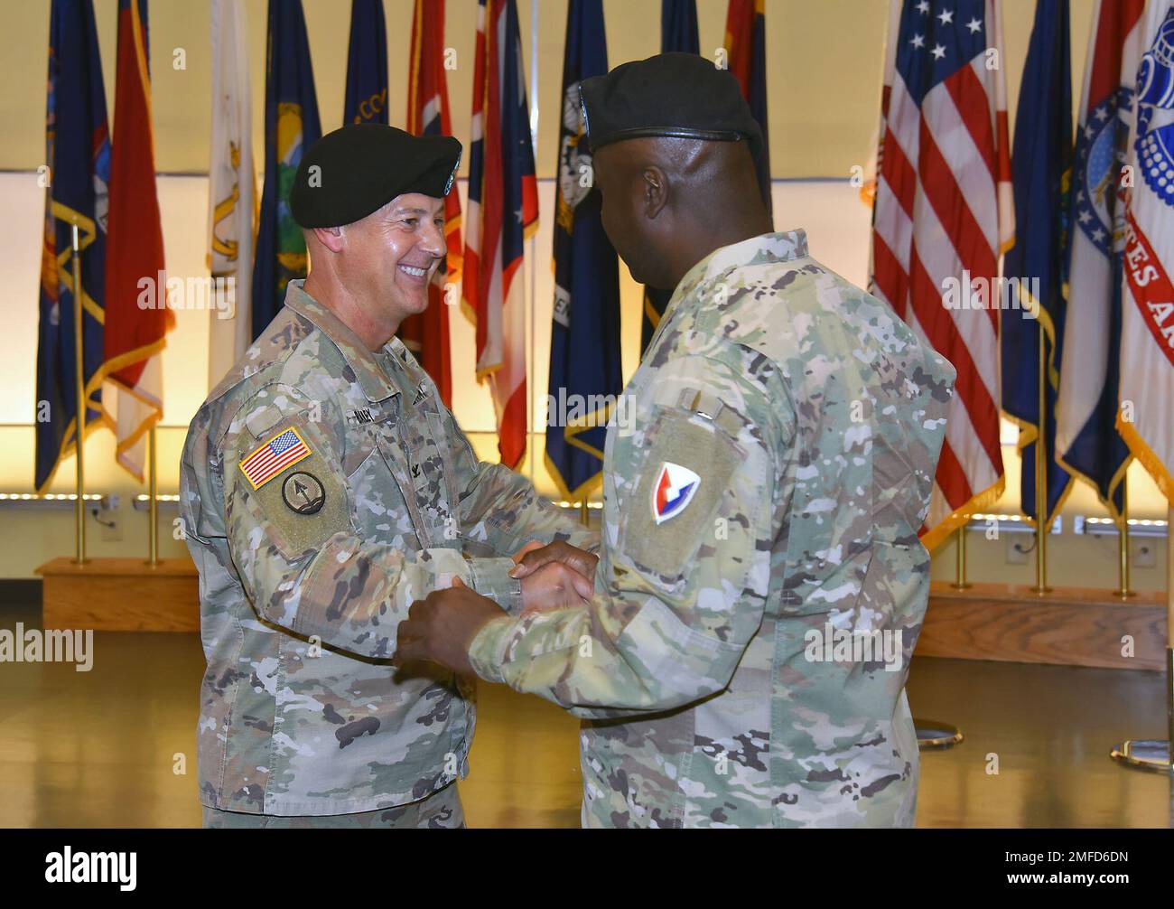 Col. Ryan Bailey, left, outgoing commander of the U.S. Army Medical ...