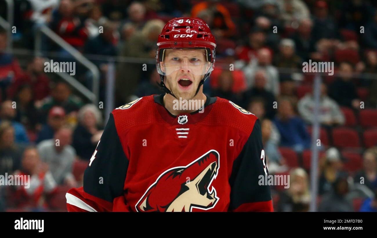 FILE - In this Feb. 25, 2020, file photo, Arizona Coyotes center Carl ...