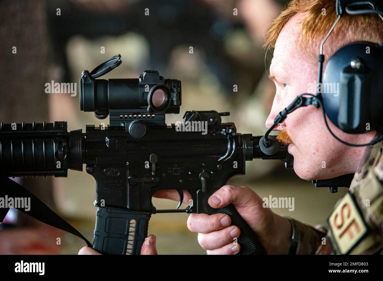 U.S. Air Force Staff Sgt. Michael Frisk, 423d Security Forces Squadron ...
