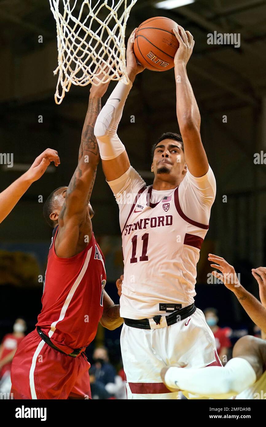 Stanford forward Jaiden Delaire (11) during an NCAA college basketball ...