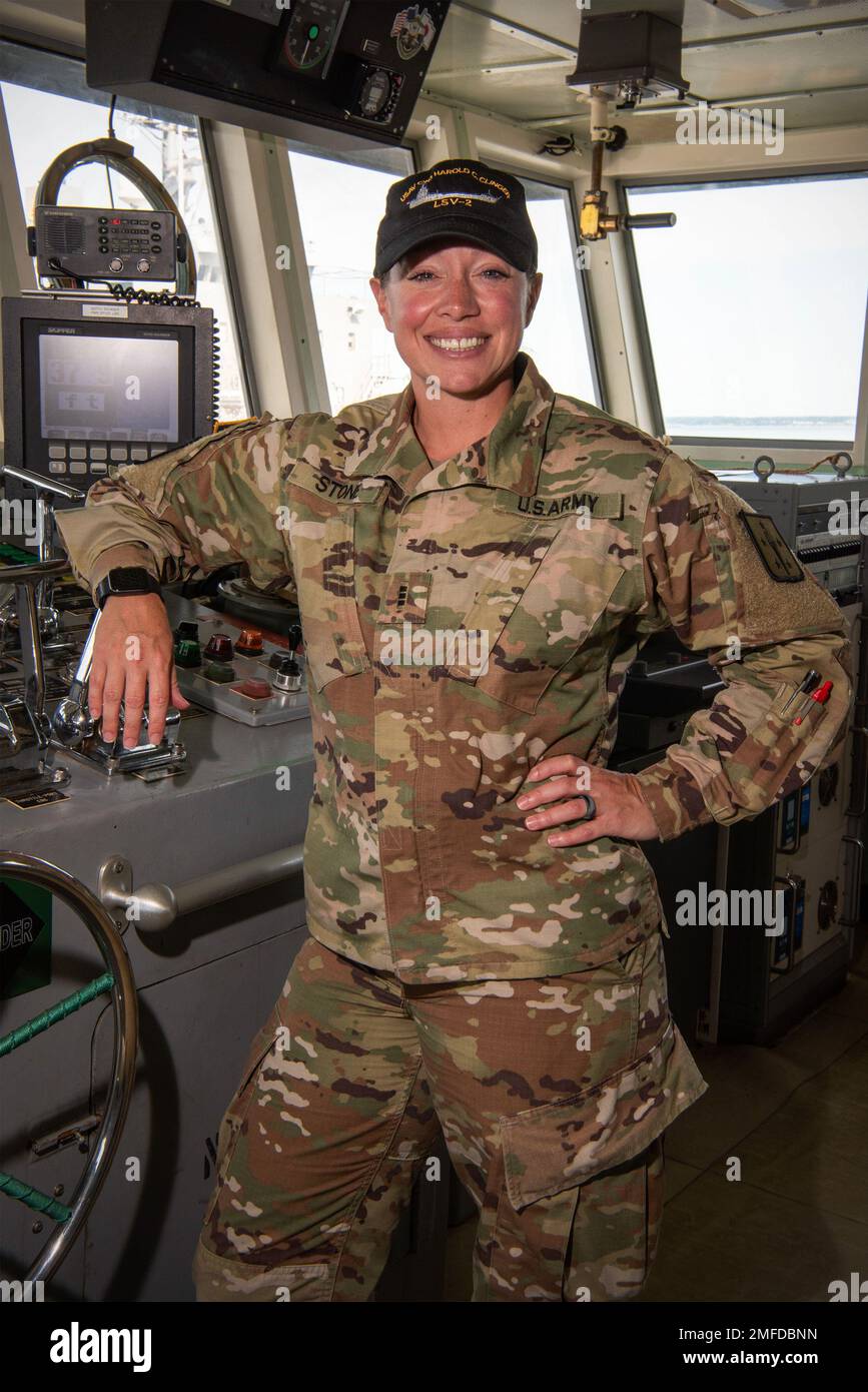 U.S. Army Chief Warrant Officer 3 Sarah Stone, a primary instructor ...