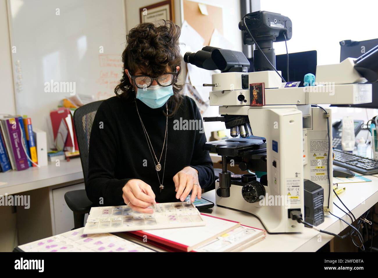Dr. Amy Rapkiewicz, pathology department chair at NYU Langone Hospital ...