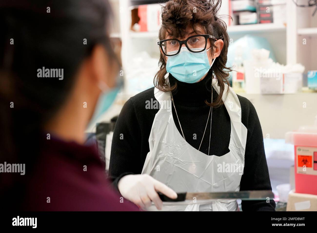 Dr. Amy Rapkiewicz, pathology department chair at NYU Langone Hospital ...