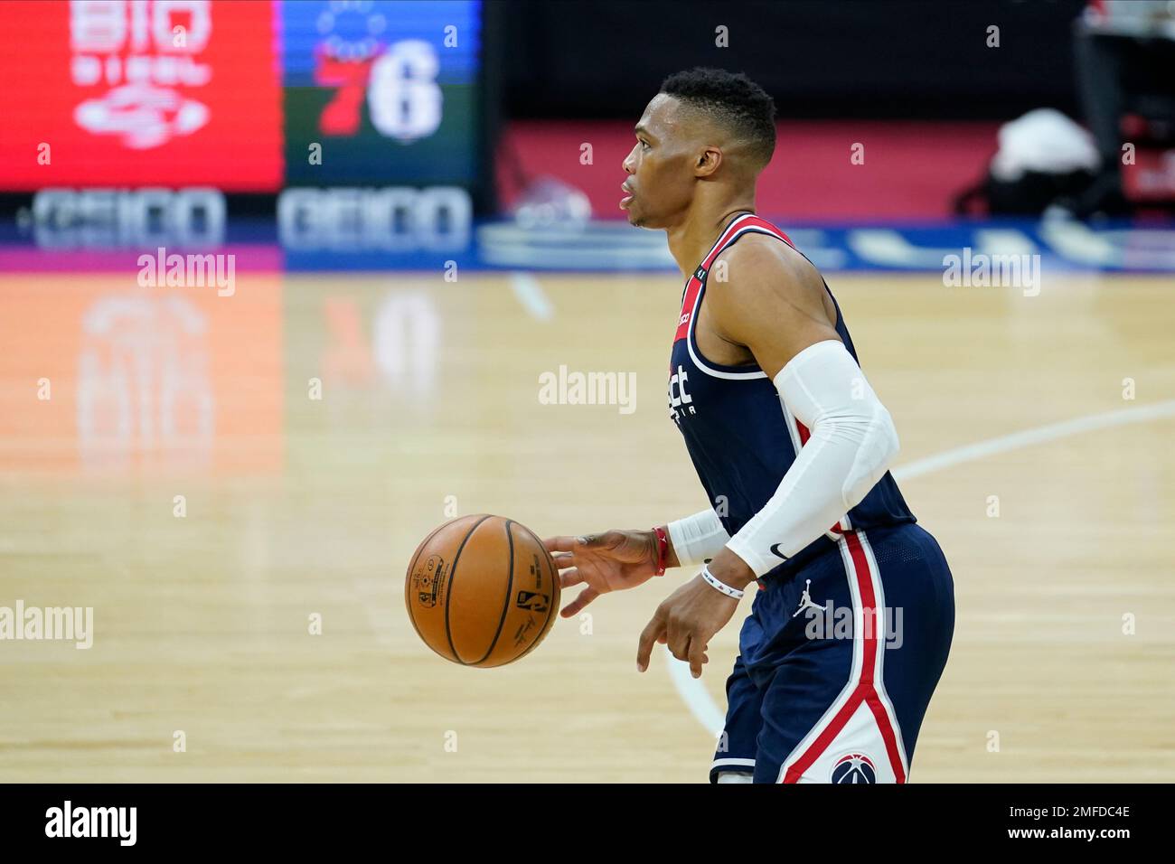 Washington Wizards' Russell Westbrook plays during an NBA basketball ...