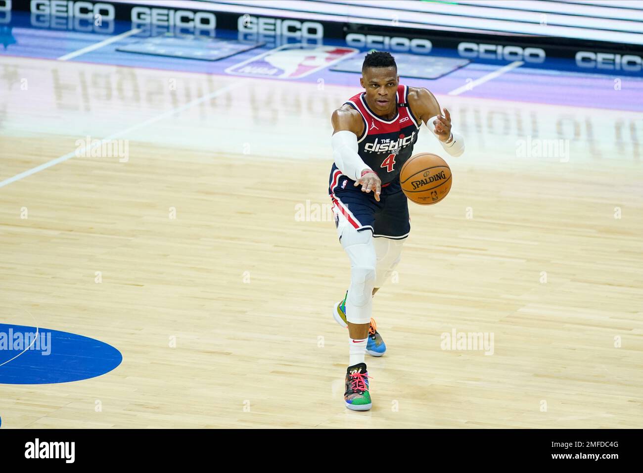 Washington Wizards' Russell Westbrook plays during an NBA basketball ...