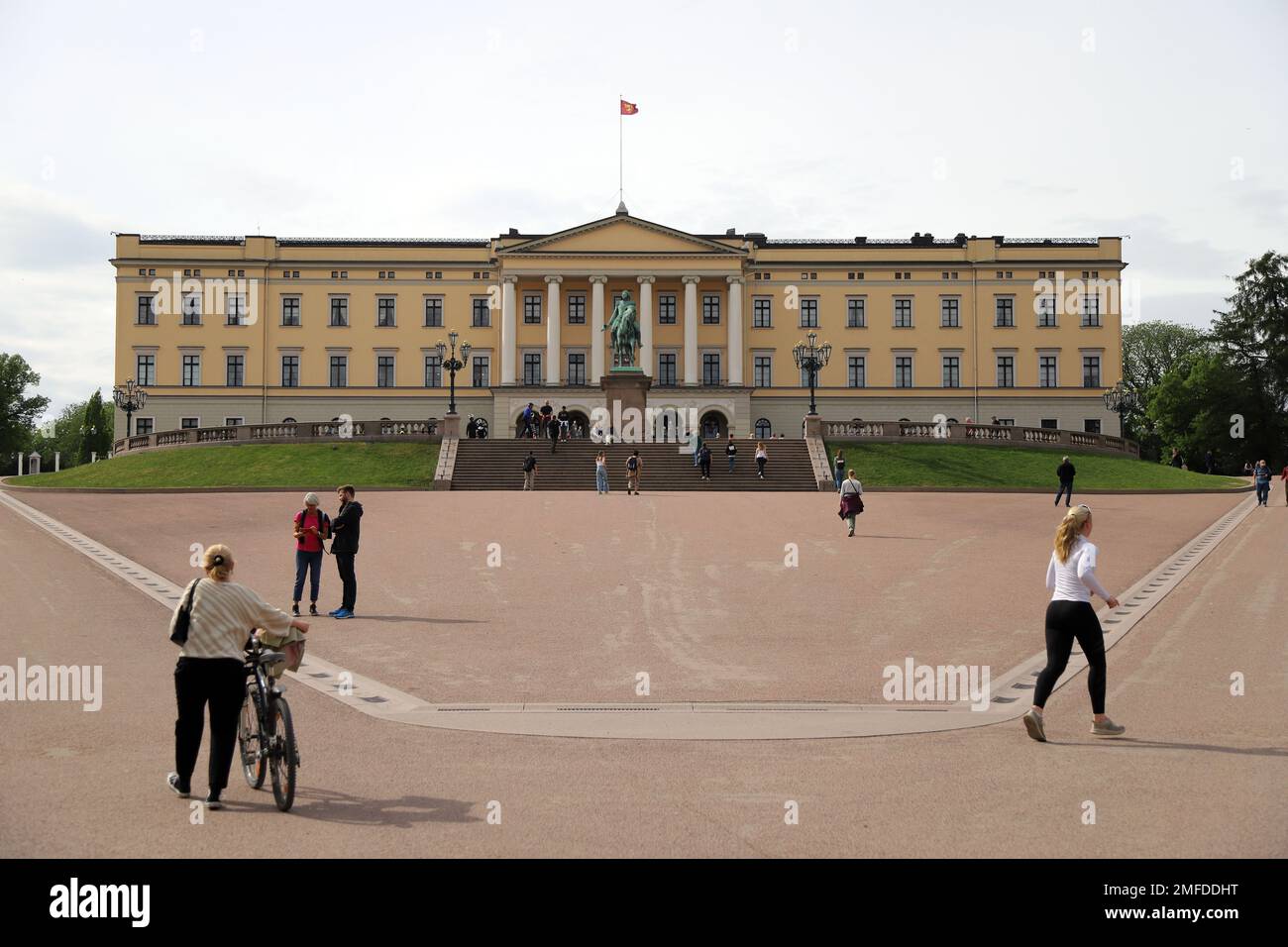 Oslo Norway Kogelige Slott Royal Castle Stock Photo - Alamy