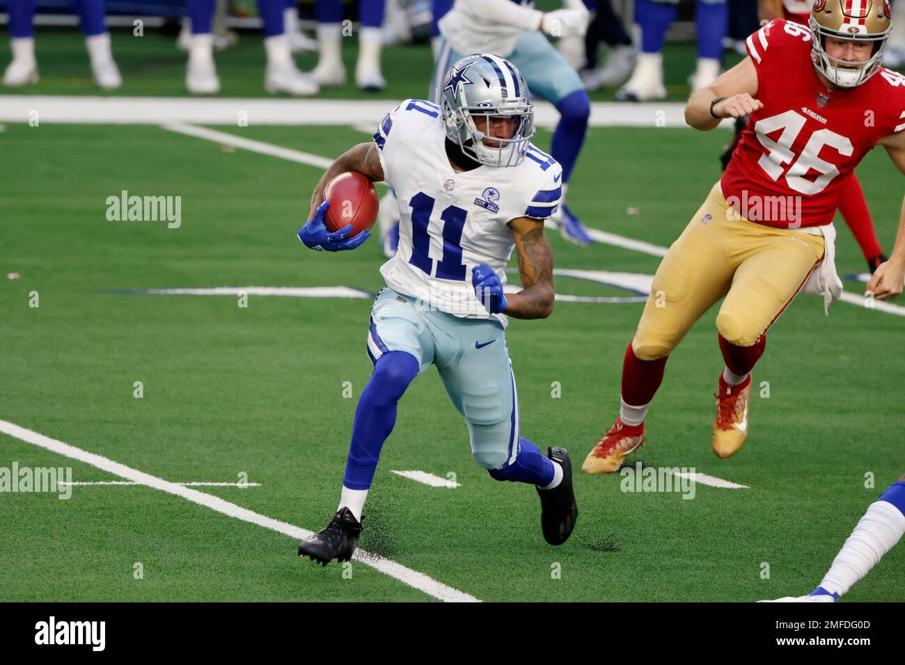 Dallas Cowboys wide receiver Ced Wilson (11) returns a kick during an ...