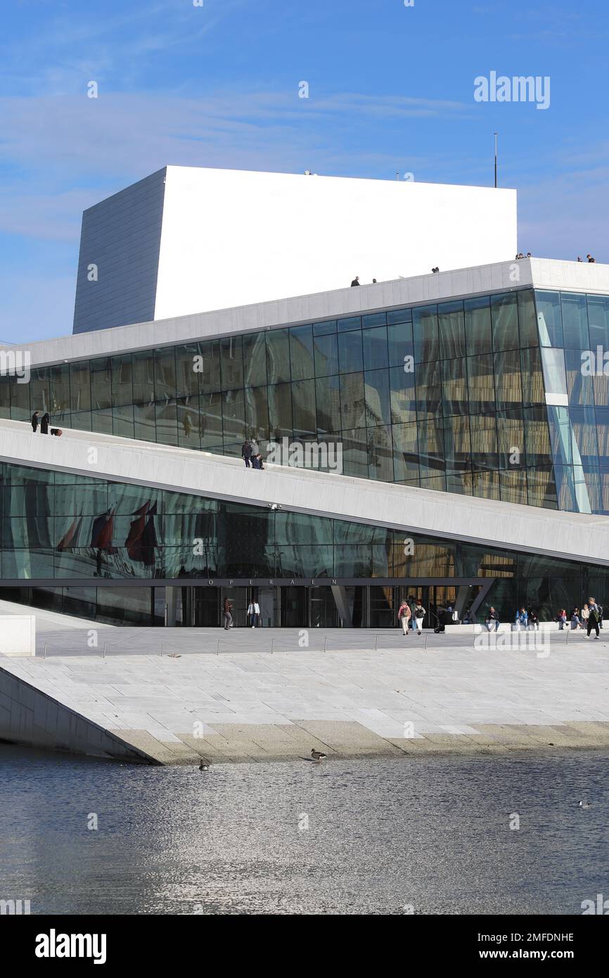 Oslo Norway Operahuset Opera Stock Photo - Alamy