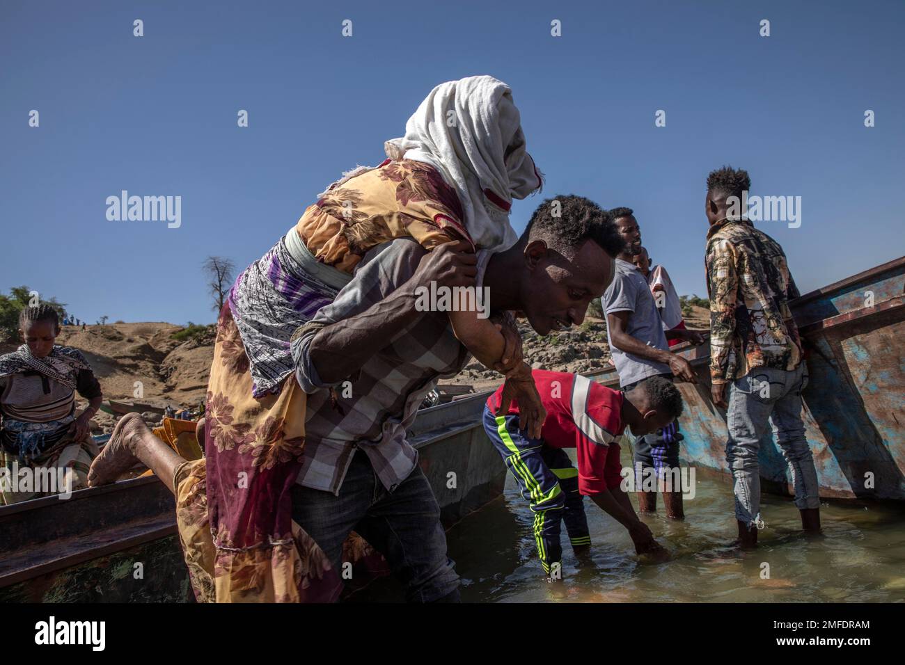 Tigrayan refugees who fled the conflict in the Ethiopia's Tigray arrive ...