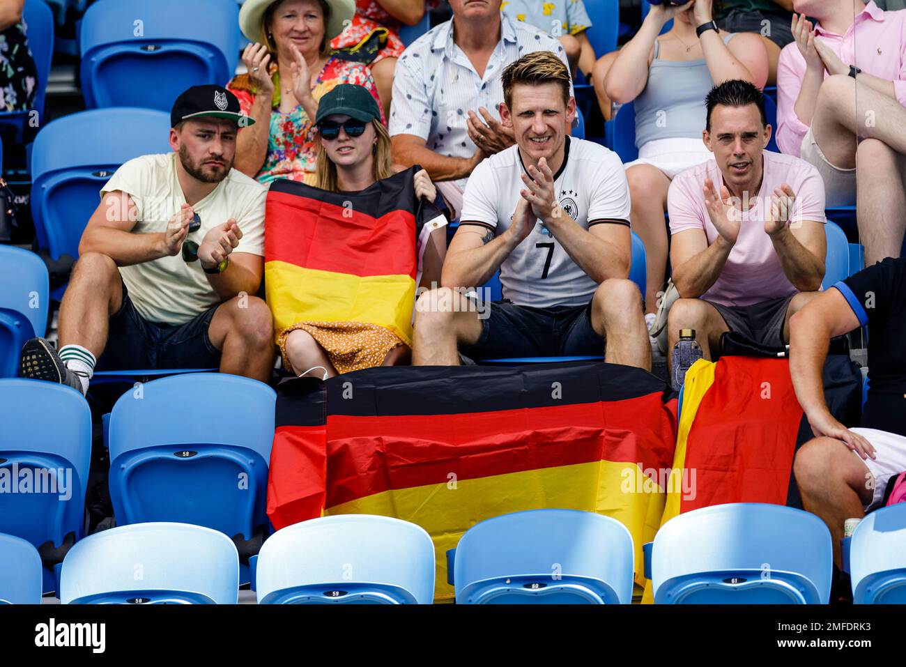 Australia open fans tennis 2023 hi-res stock photography and images - Alamy