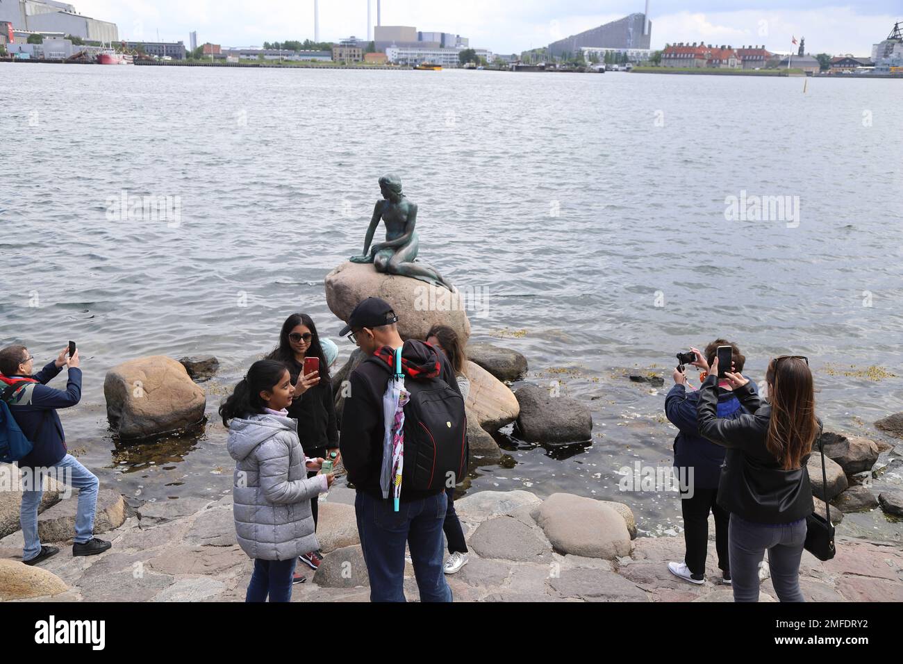 Copenhagen Denmark little Mermaid Stock Photo - Alamy