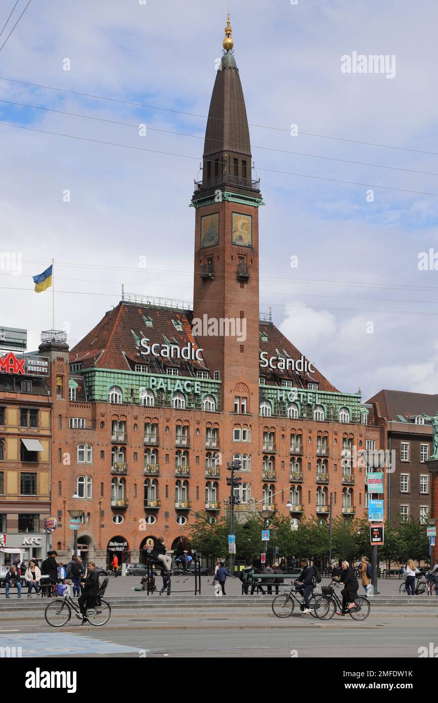 Copenhagen Denmark Radhuspladsen Town Hall Square Stock Photo - Alamy