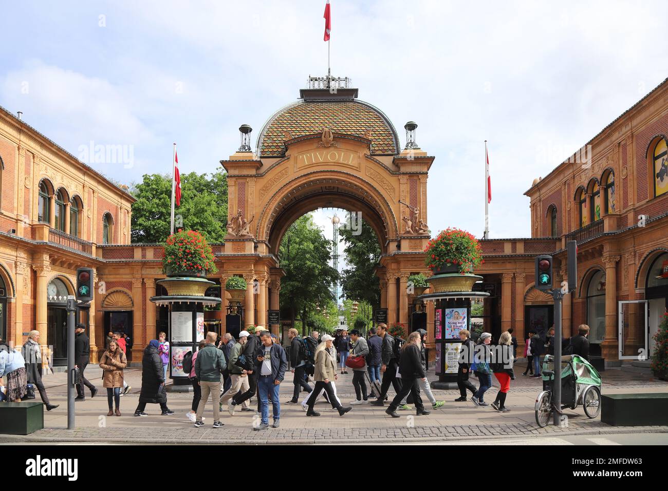Tivoli entrance gate hi-res stock photography and images - Alamy