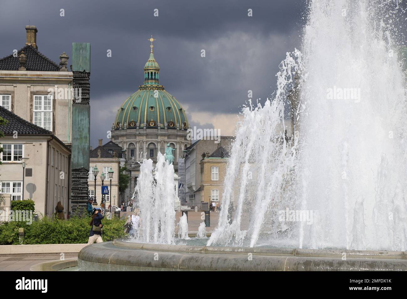 Amaliehaven fountain copenhagen denmark hi-res stock photography and ...