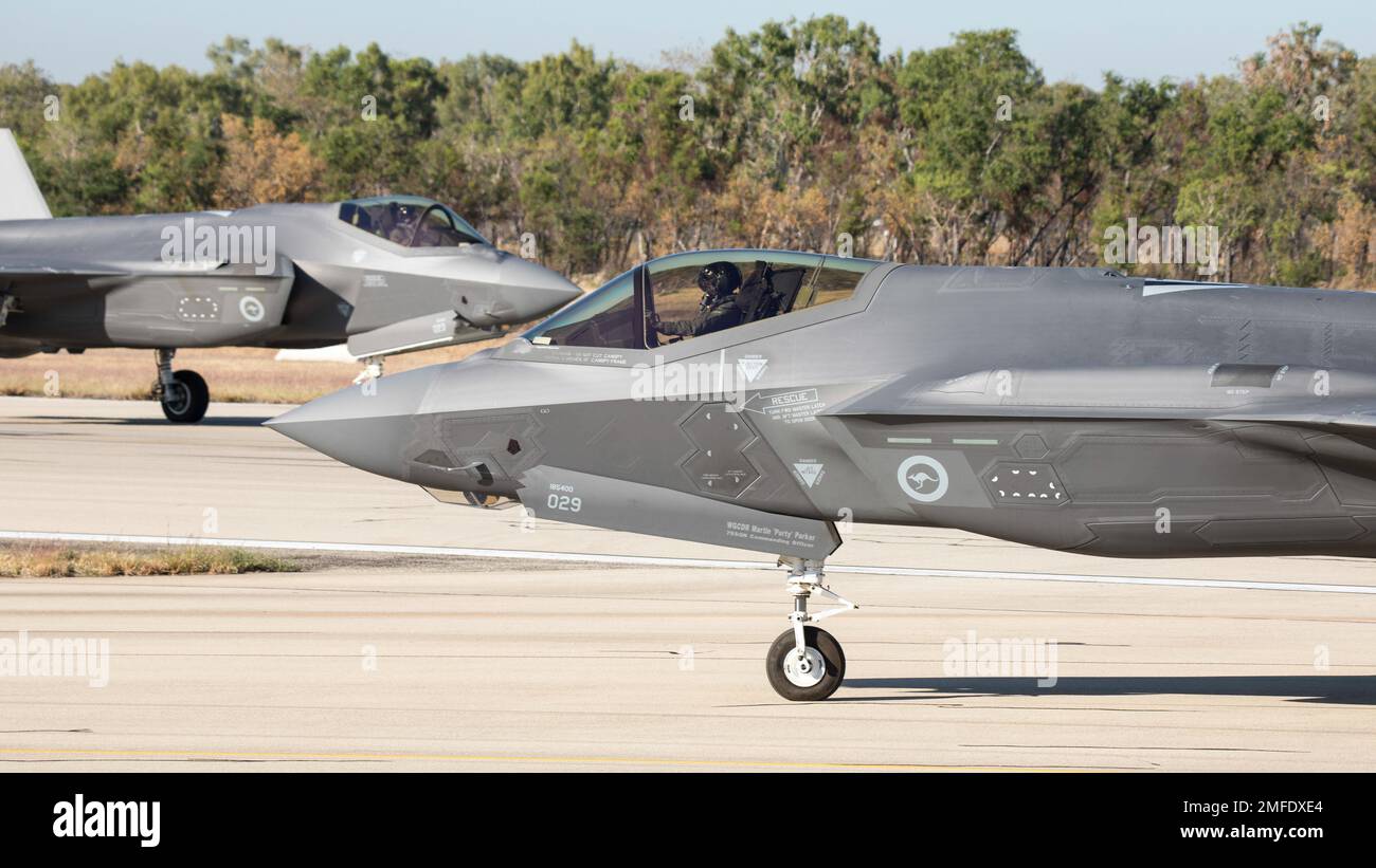 Royal Australian Air Force (RAAF) F-35A Lightning II aircraft with No ...