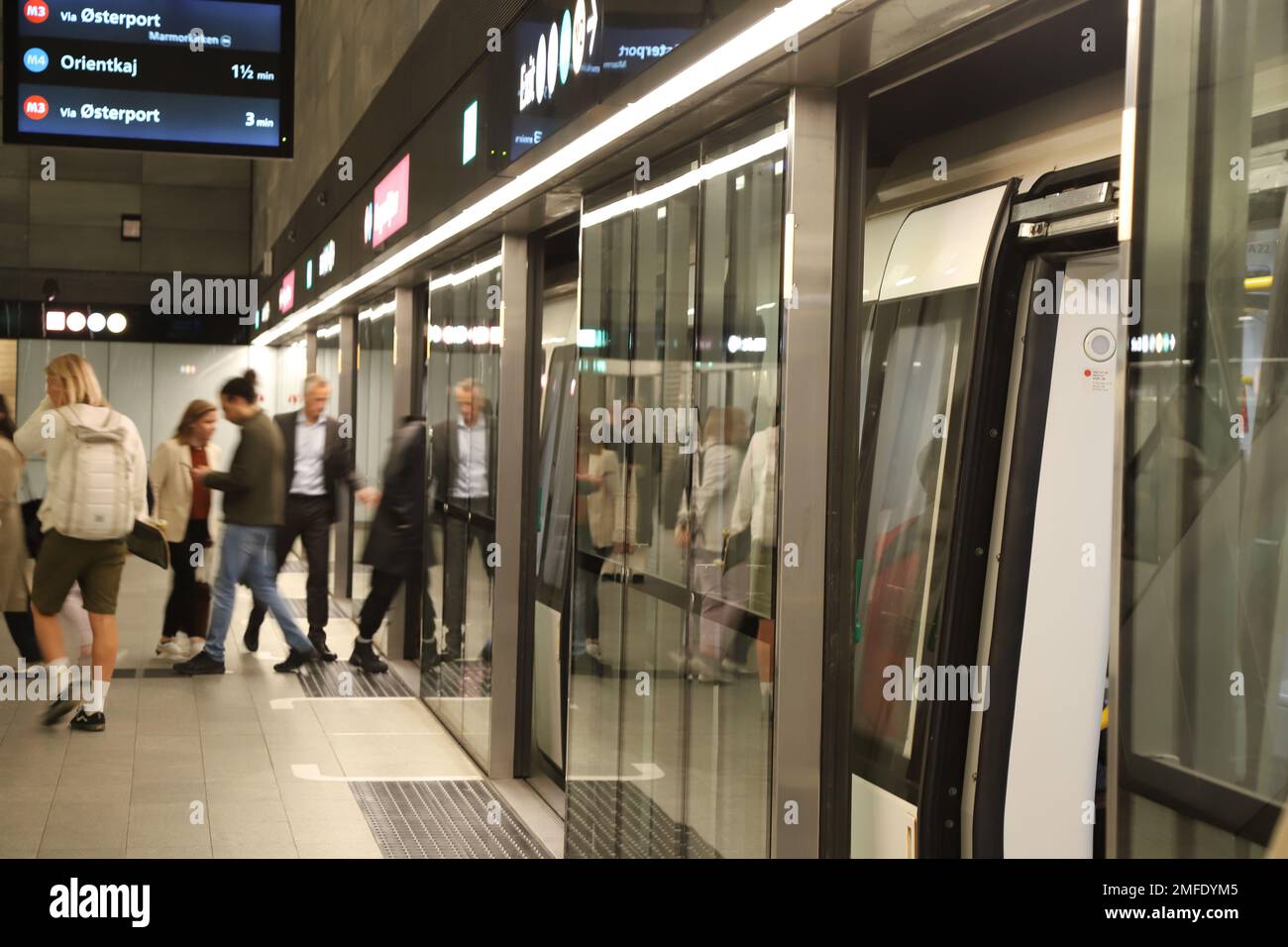Copenhagen Denmark Metro Stock Photo - Alamy