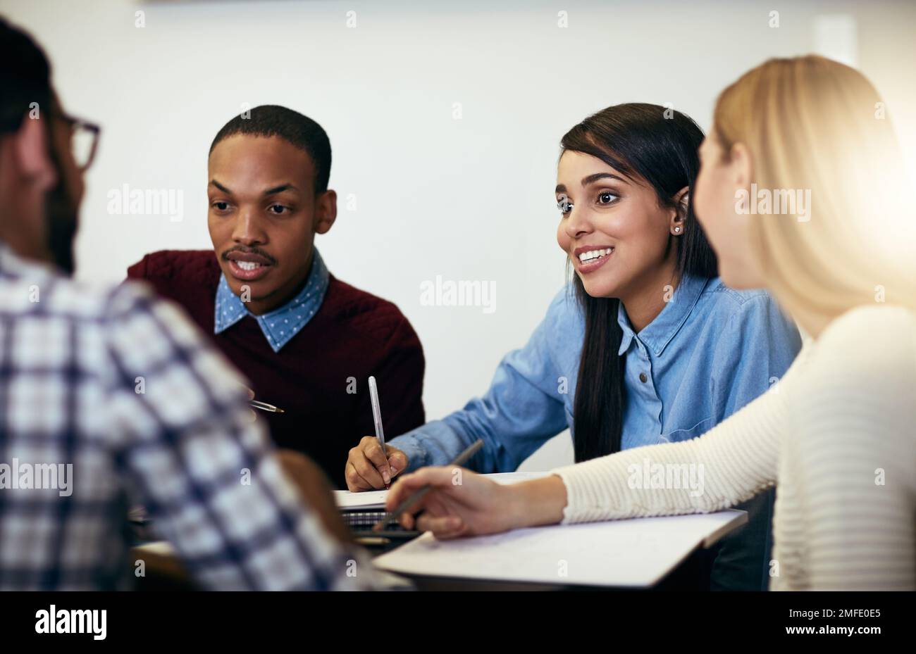 We can achieve anything when we put our minds together. a group of ...